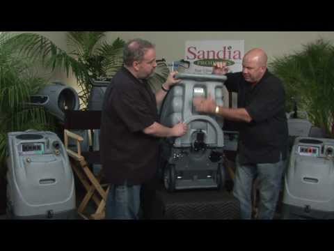 Sandia Products - 12-Gallon Sniper Carpet Extractor Features and Benefits