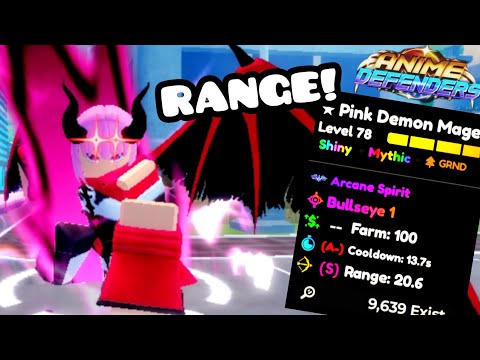 I Got The *BEST* Pink Demon Mage In Anime Defenders!