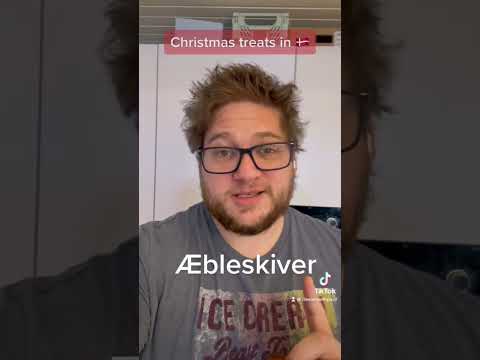 Æbleskiver! Or apple slices 😅 #danish #dansk #learning #shorts #learn #language