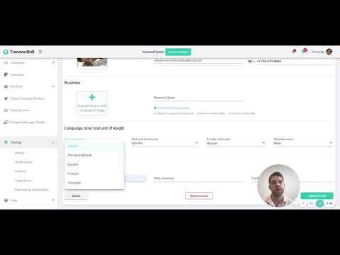 Host Tutorials - 12 Settings: Profile | Turno