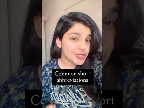 Part 1 | Common abbreviations in English๐ | etc., e.g., i.e., NB and viz. #english #abbreviations