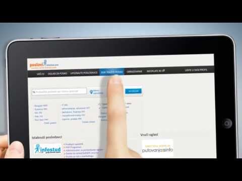 Poslovi.infostud new site // TUTORIAL VIDEO
