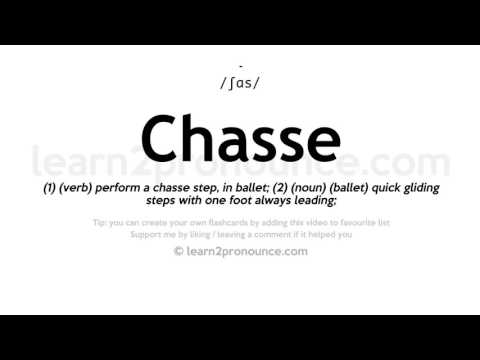 Chasse pronunciation and definition