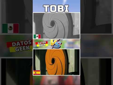 TOBI Latino 🇲🇽 vs Castellano 🇪🇸 | Naruto Shippuden