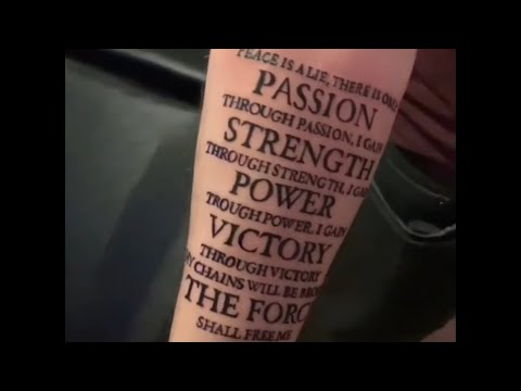 Sith code tattoo