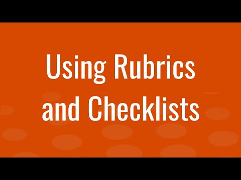 Using rubrics and checklists in Wixie