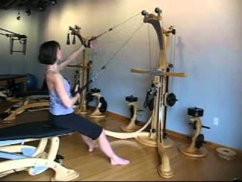 Arm/Core Workout on Gyrotonic Equipment at Cirlce Studio in Portland, Oregon