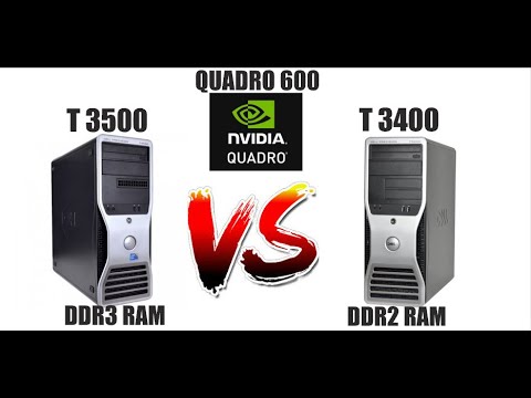 DELL Precision T3400 VS T3500_Warkstation Gaming Performance in 2020 - Core 2 quad vs Quad core