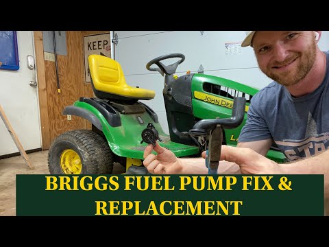 Briggs and Stratton Fuel Pump Replacement - $6 QUICK FIX!!!