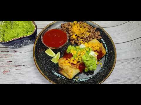 *Easy Cosori Air Fryer Chimichanga: New Mexican Style, Carne Adovada Made W/ N.M. Red Chile.