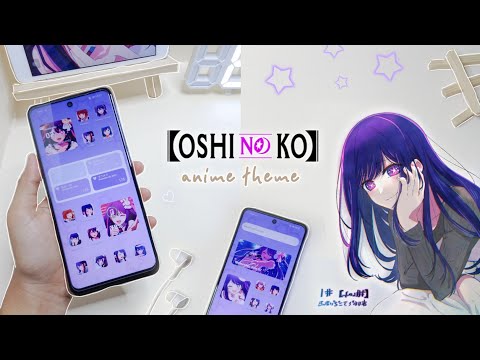 ???? how to make your homescreeen aesthetic anime version - oshi no ko theme all icons customized