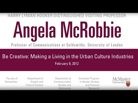Angela McRobbie Feb. 2012 Lecture | urbanculturalstudies