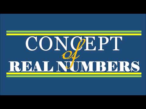 CONCEPT OF REAL NUMBERS | MATH SAYUN RA