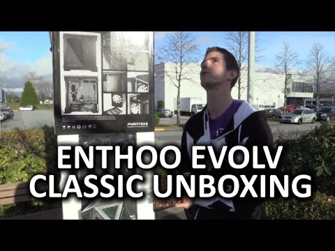 Phanteks Enthoo EVOLV - Classic Unboxing, NCIX Courtyard