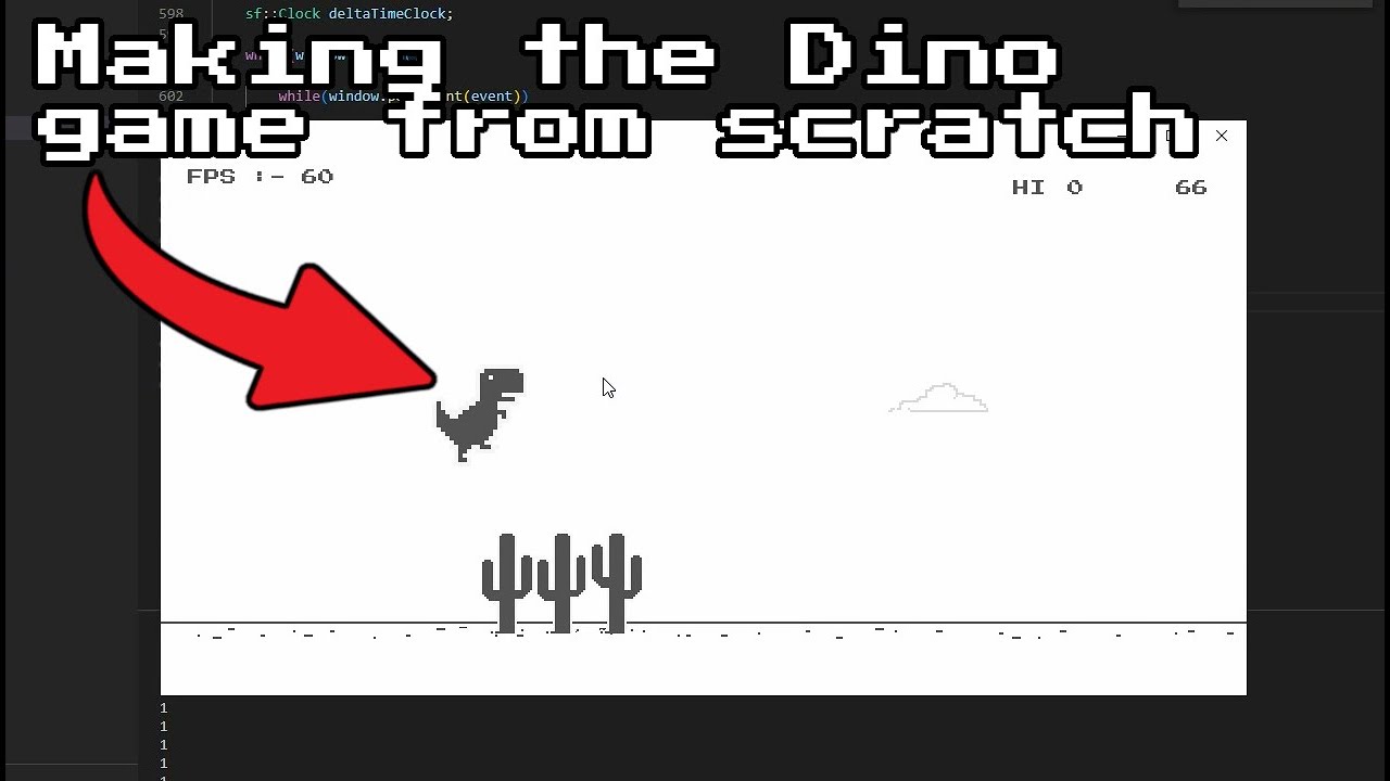 Making The Google Dinosaur Game From Scratch
