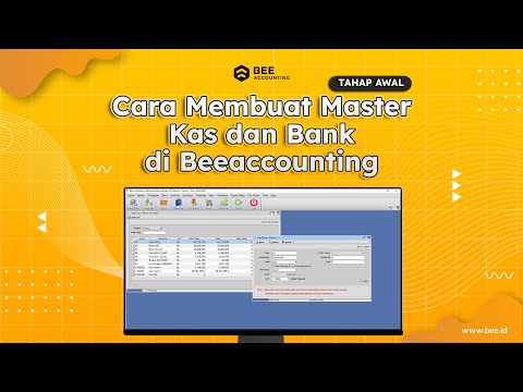 Cara Membuat Master Kas dan Bank di Beeaccounting