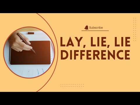 Difference in Lay, Lie and Lie and Meanings with Example| Class 6, 7, 8 | Oxford/PTB Book Grammar.