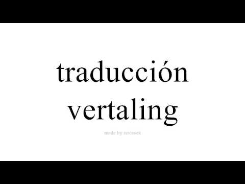 leer Spaans vertaling
