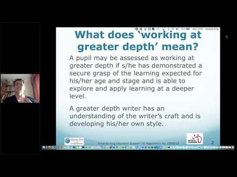 Achieving Greater Depth in Writing in the Primary School with Amanda King