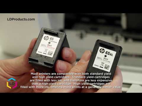 Installing a standard yield cartridge vs. a high yield cartridge