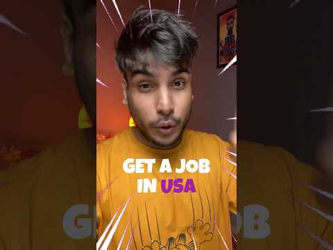Get a Job in USA from India #h1bvisajobs #jobsinusa #traveltousa