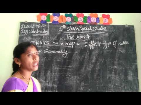 Social lesson "signs and symbols" used in maps
