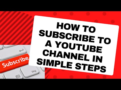 How To Subscribe To A Youtube Channel In Seconds!