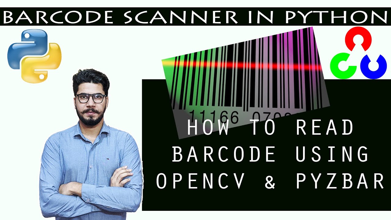 How To Read And Decode Barcode Using OpenCV And pyZbar In Python
