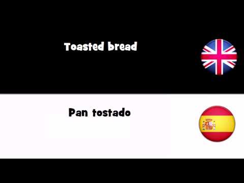 APRENDER INGLÉS = Pan tostado
