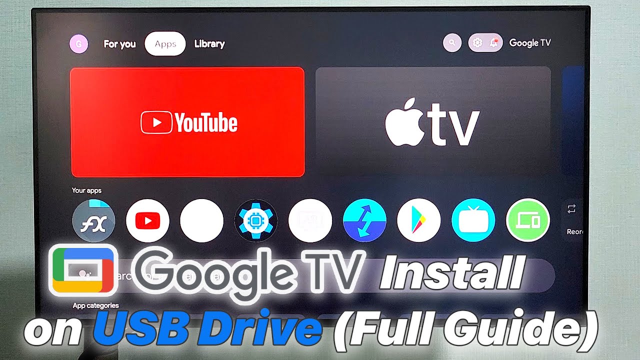 How To Install Google TV Android 13 on USB Drive (Full Guide)