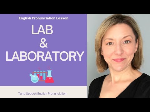 Learn to Pronounce LAB & LABORATORY - American English Pronunciation Lesson #learningenglish