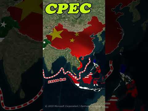 Map Animation Demonstrates the Importance of CPEC for China and Pakistan.