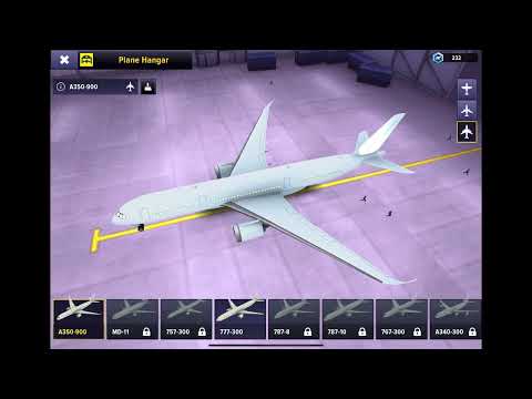 I unlocked long haul planes in airport simulator first class
