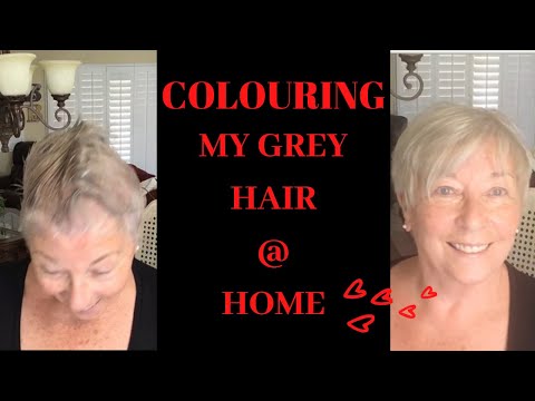 COLOURING GREY HAIR