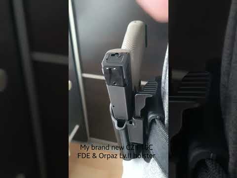 CZ P10C FDE and Izrael Orpaz holster level II