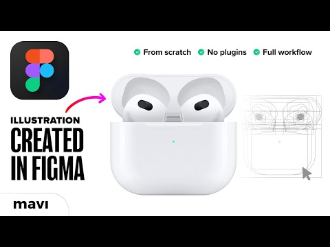 Creating a Photorealistic AirPods Illustration in Figma – Voiceless Tutorial (Source File Available)
