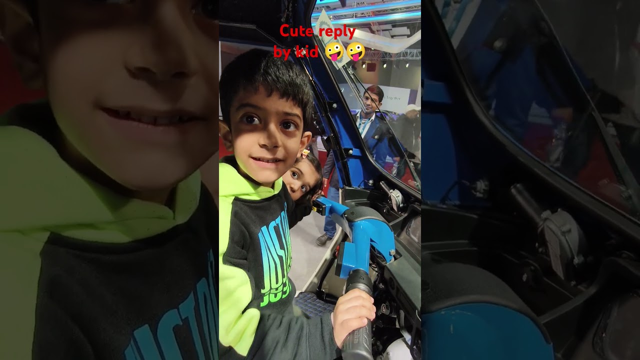 Kids React to the Coolest Cars at Auto Expo India! 🤣#funny
