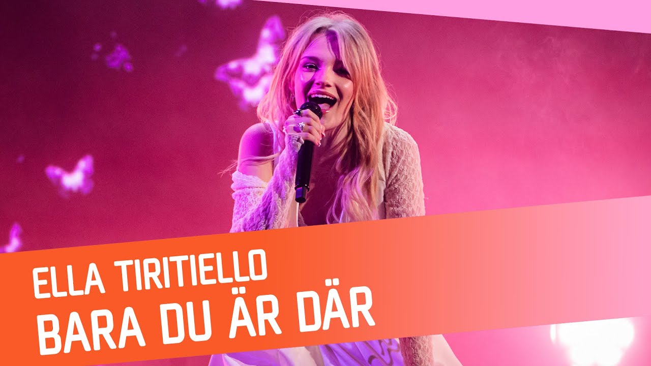 Lyrics & Translations of BARA DU ÄR DÄR by ELLA TIRITIELLO | Popnable