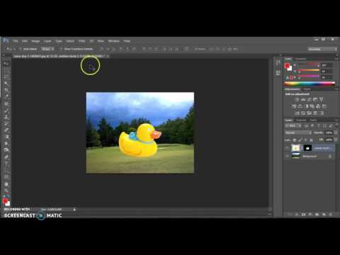 Photoshop- How to resize an individual layer or object