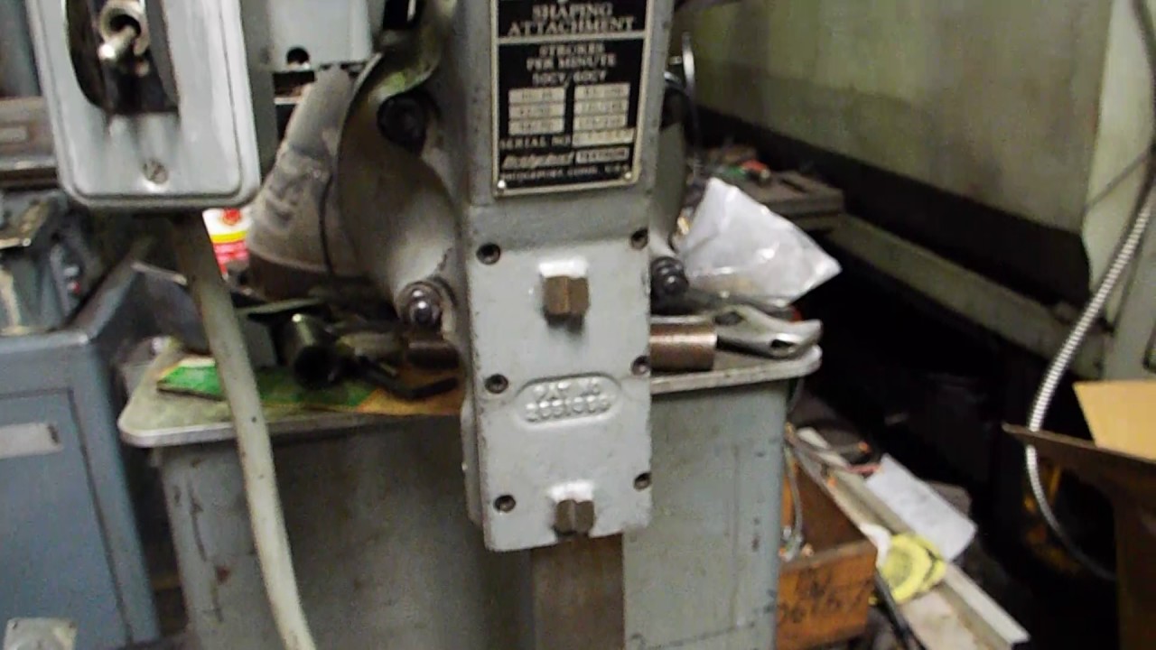 Bridgeport Shaping head running quietly!