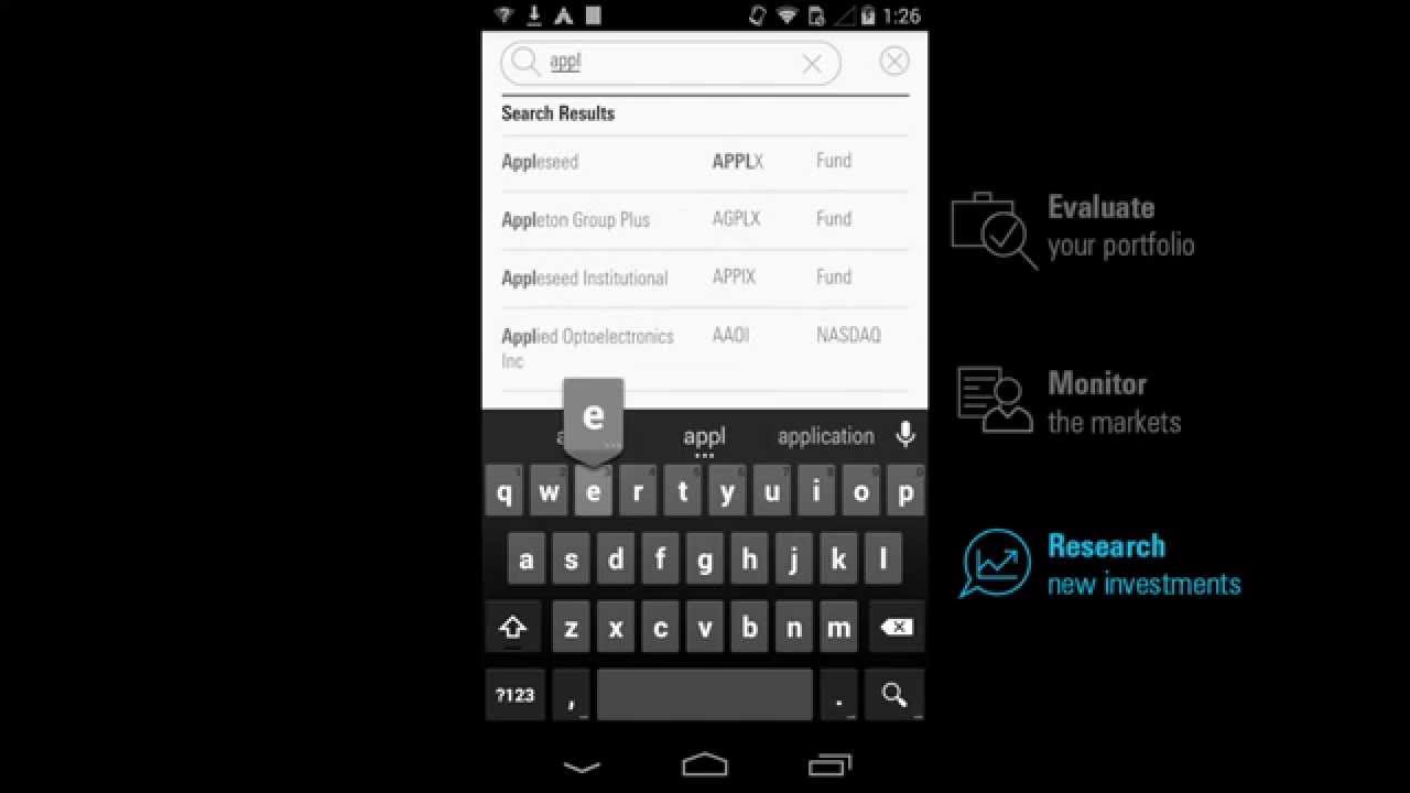 Morningstar Smartphone App