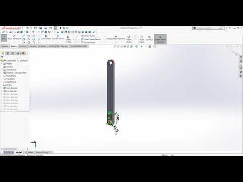 SOLIDWORKS Student Edition Academic Use Only CustomRod 1 6 7 2019 10 19 30 AM