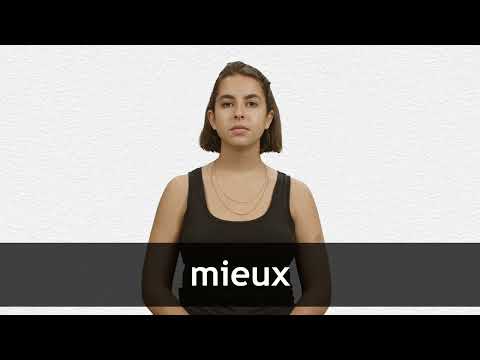 How to pronounce MIEUX in French
