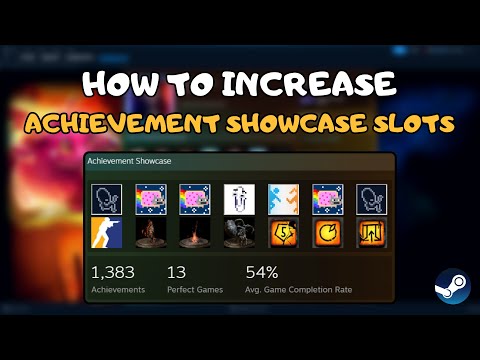 Steam: How To Increase Achievement Showcase Slots