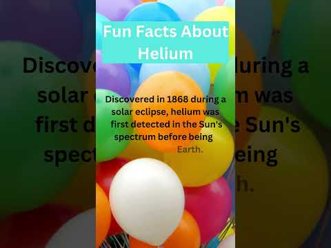 Fun Facts About Helium #Helium #Periodic #Element #Balloons #VoiceChangeEffects #SolarDiscovery