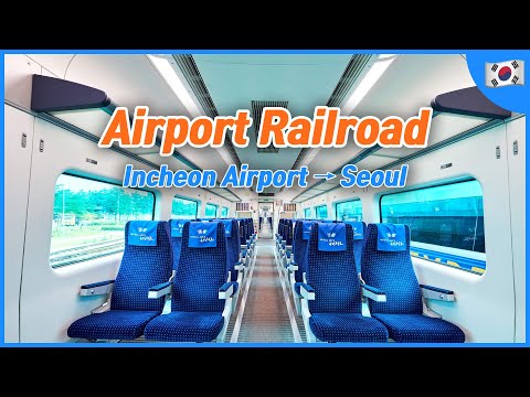 Best 3 ways from Incheon Airport to Seoul 🚄🚌🚕 (Airport Railroad) | Korea Travel Tips