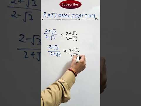 Basic concepts of maths 31 #rationalization #maths #tricks #shorts