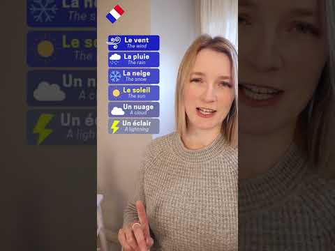 French Vocabulary - In the sky - Dans le ciel #shorts