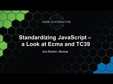 Standardizing JavaScript - a Look at Ecma and TC39 - Jory Burson, Bocoup