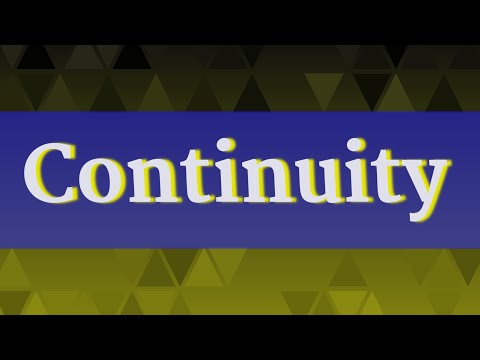 CONTINUITY pronunciation • How to pronounce CONTINUITY